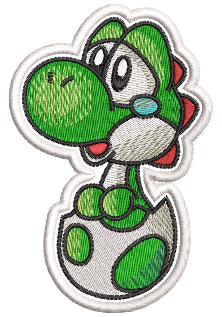 Embroidery Pattern Baby Yoshi Egg - A.G.E Store | machine designs