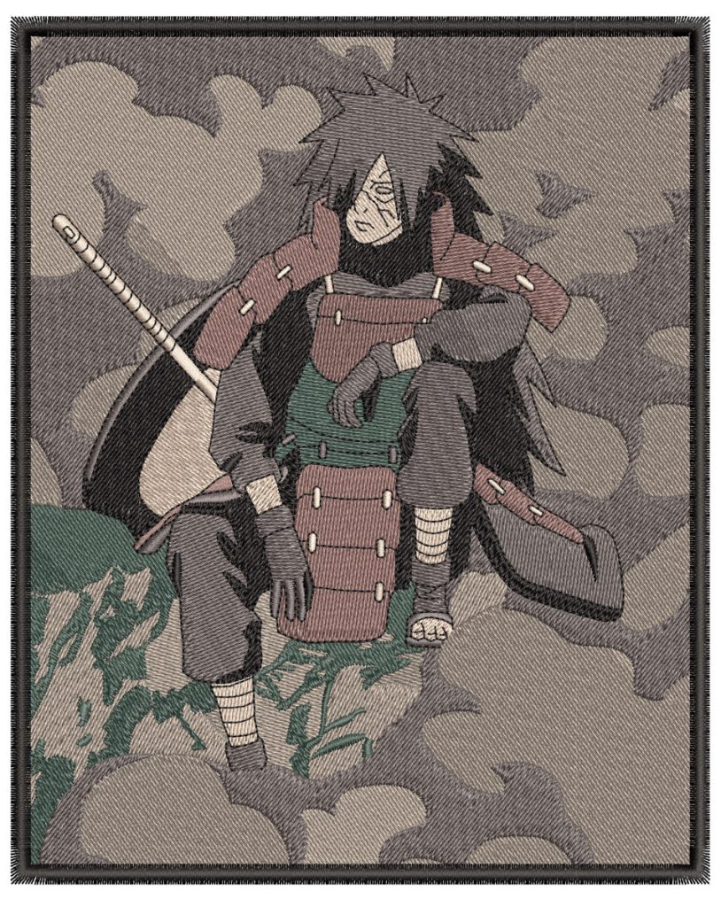 Anime Embroidery Pattern Madara Cloud Sit - A.G.E Store | machine designs