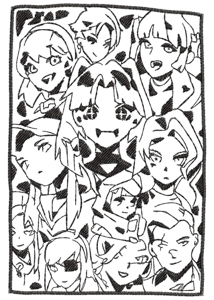 Embroidery Pattern Fortnite Group Block - A.G.E Store | machine designs