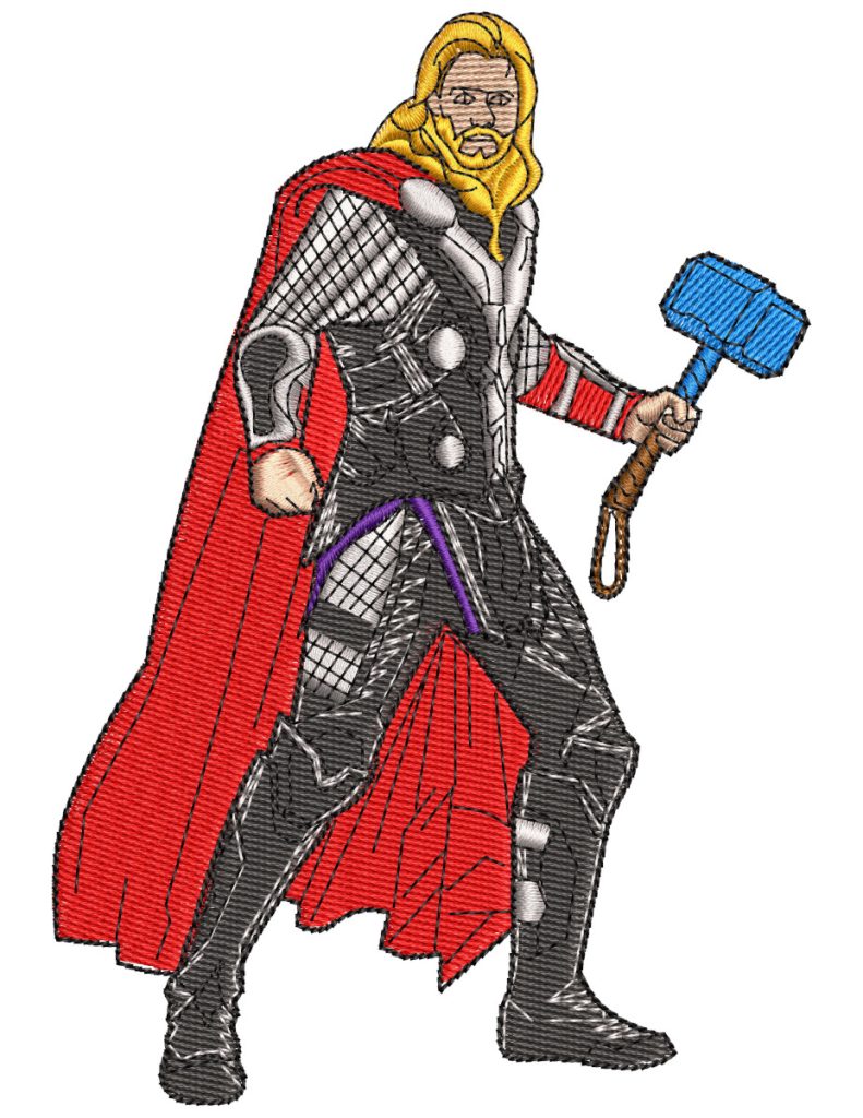 Embroidery Pattern Thor Stands - A.G.E Store | machine designs