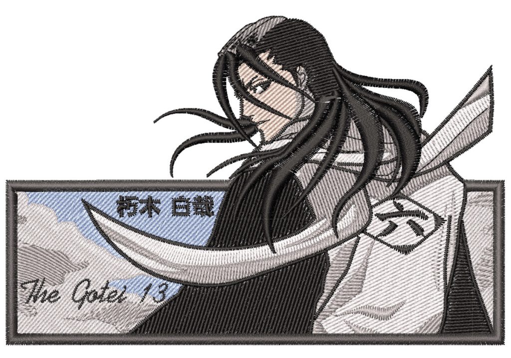 Anime Embroidery Pattern Bleach Byakuya Turns - A.G.E Store | designs