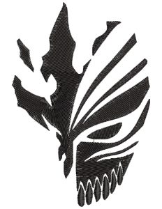 Anime Embroidery Pattern Bleach Ichigo Block Mask - A.G.E Store | designs