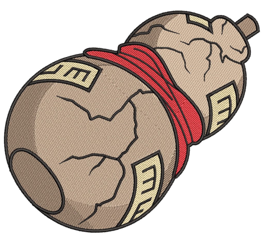 Anime Embroidery Pattern Gaara Bag - A.G.E Store | machine designs