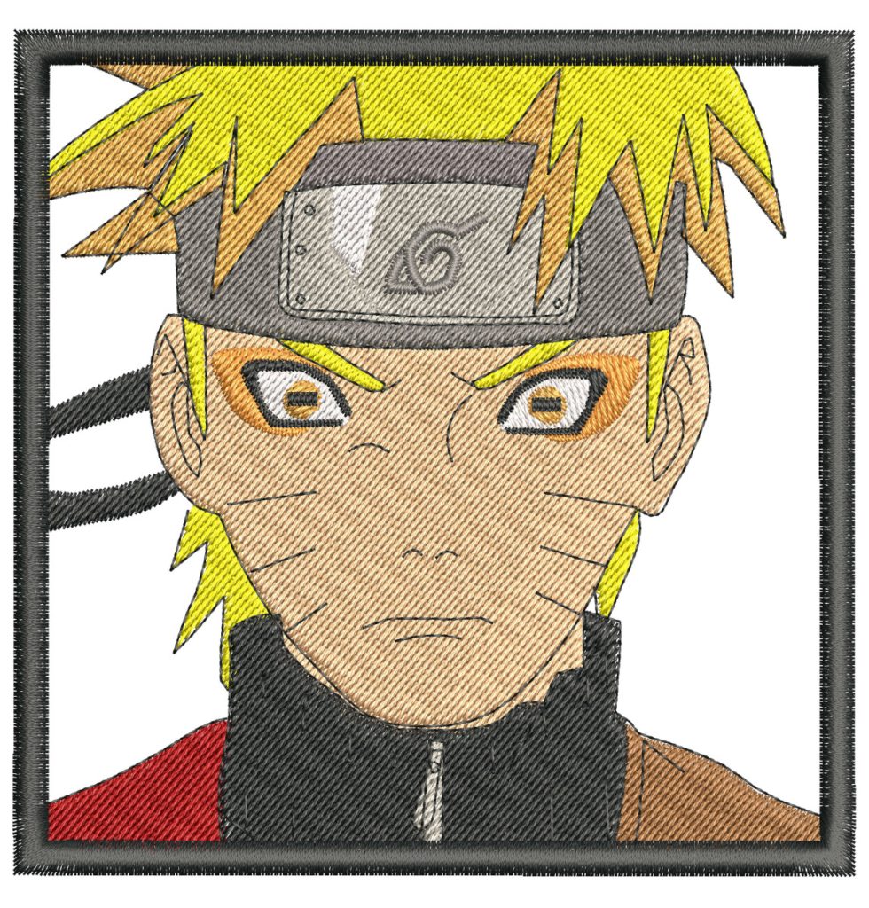 Anime Embroidery Pattern Naruto Sage Mode Square - A.G.E Store | designs