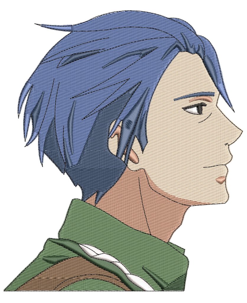 Anime Embroidery Pattern Gilbert Profile - A.G.E Store | machine designs