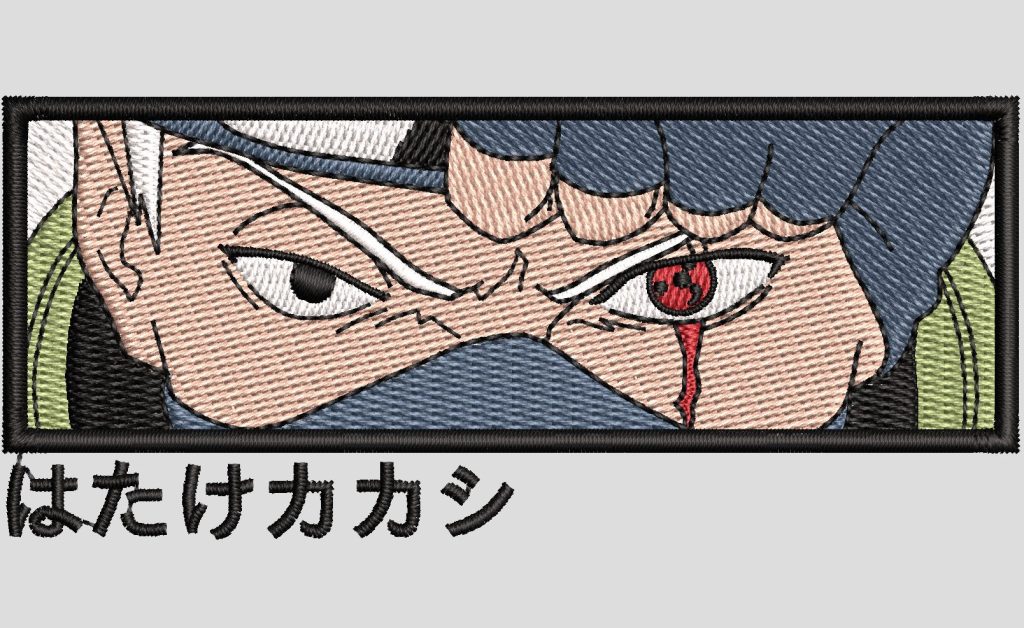 Kakashi Mask Anime Embroidery Pattern - A.G.E Store | machine designs