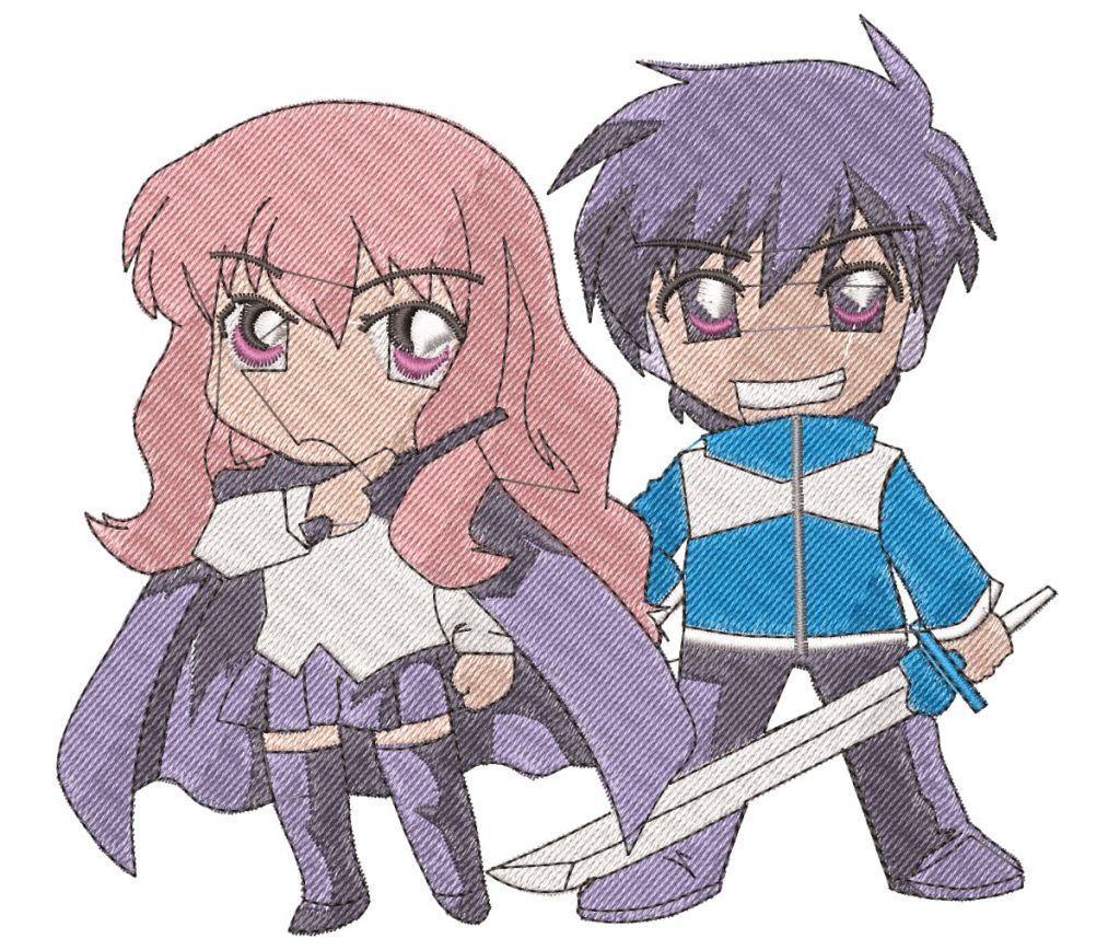 Anime Embroidery Pattern Saito Louise Chibi - A.G.E Store | designs