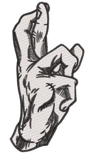Anime Embroidery Pattern Gojo Hand Sign - A.G.E Store | designs