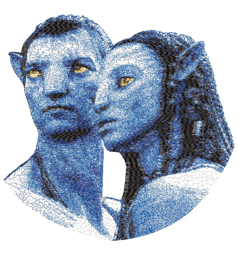 Avatar Jake Neytiri Embroidery Pattern - A.G.E Store | designs