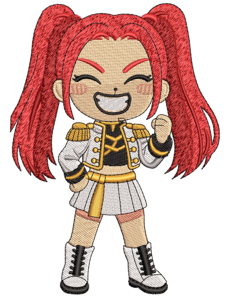 Kpop Demon Hunter Mira Stands Embroidery Pattern - A.G.E Store | designs