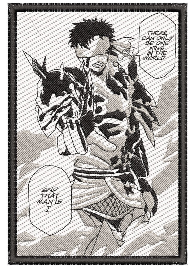 Record Of Ragnarok Qin King Manga Embroidery Pattern - A.G.E Store | anime